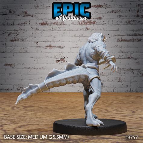 3d File Oriental Half Dragon Scimitar ‧ Dnd Miniature ‧ Tabletop Miniatures ‧ Gaming Monster