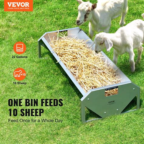 Livestock Feeding Trough22 Gallon Capacity45hay Feederheavy Duty
