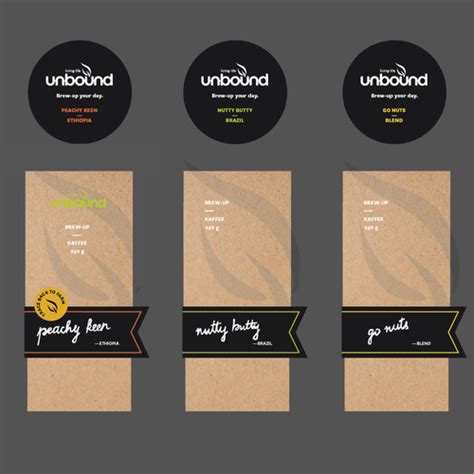 Unbound Coffee Roasters Packaging Concept Product Packaging Contest