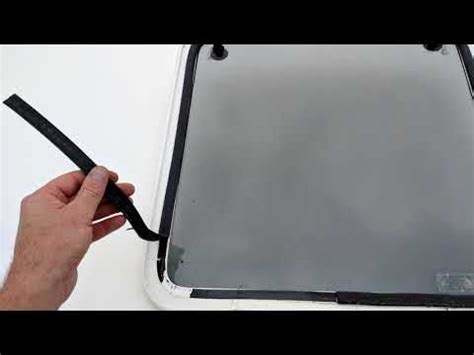 Boat Hatch Gasket Replacement Sea Ray Sundancer Youtube Hatch