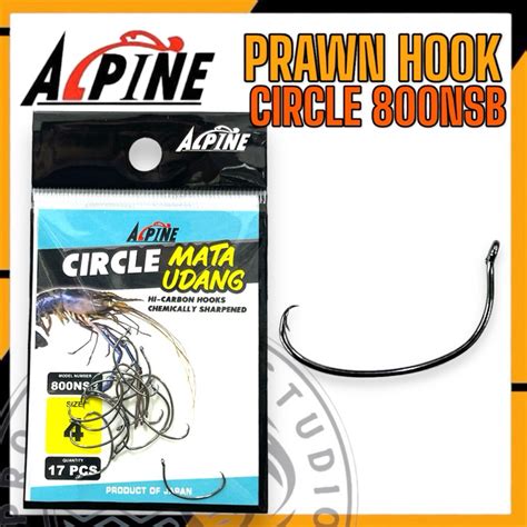 Alpine Prawn Hook 800nsb Mata Kail Udang Maut Mata Maut Mata Kail Udang