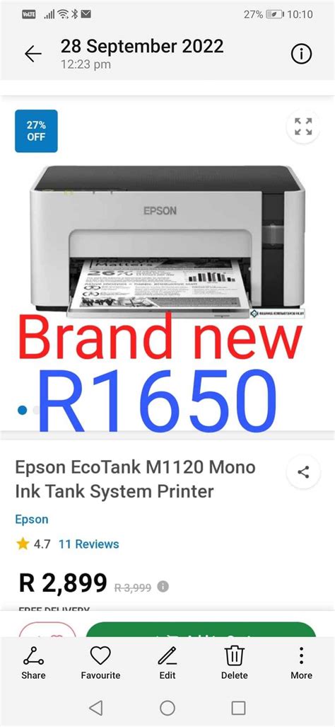 Epson Printers For Sale In Durban Kwazulu Natal Facebook Marketplace