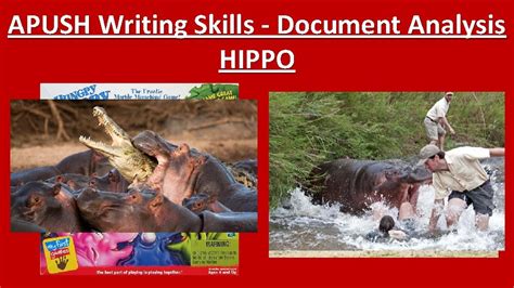 Apush Writing Skills Document Analysis Hippo H I