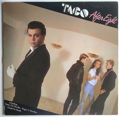 Taco After Eight Vinyl Lp Original 1982 Rcavictor Release Debut