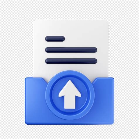 Premium Psd 3d Folder File Data Icon Illustration