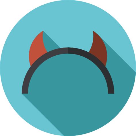 Devil Flat Circular Flat Icon
