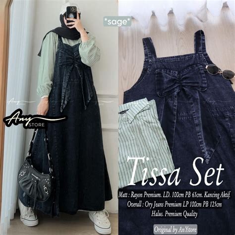 Jual Tissa Set Jeny Set Kumala Set Una Overall Set By Fatiha