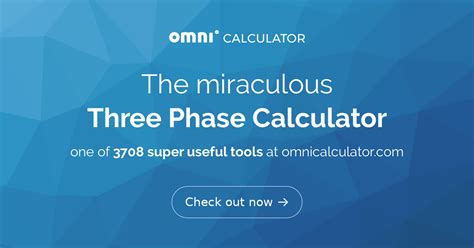 Three Phase Calculator