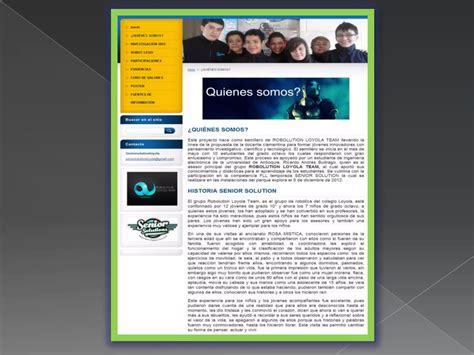 Robolution Loyola Team Segunda Generacion Pptx