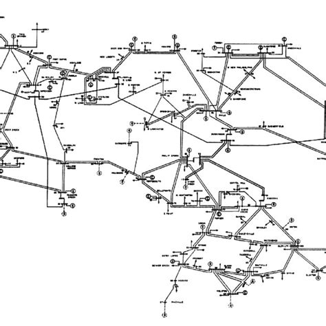 Ieee 118 Bus System Download Scientific Diagram