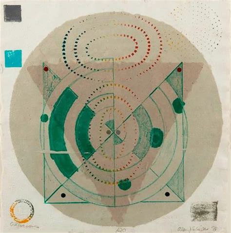 Alan Shields Cretaceous Signed Print 1976 Myartbroker