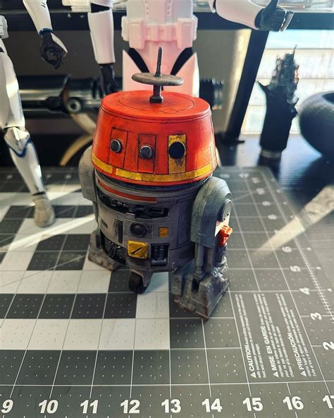 ⭐ Chopper Articulated・ 3d File For 3d Printing・cults