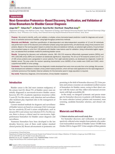 Pdf Next Generation Proteomicsbased Discovery Verification And
