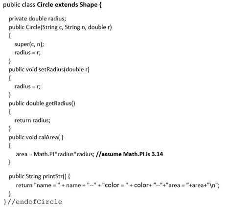 Solved Shape Area Double Color String Name String
