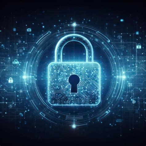 Premium Ai Image Digital Padlock For Computing System Cyber Security Technology For Fraud