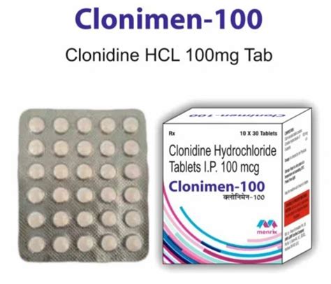 Clonidine Hydrochloride Tablet Ip 100 Mg At Rs 90 Stripe Haridwar Id 2854107152730
