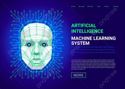 Machine Learning System Web Template Poster Template Download On Pngtree