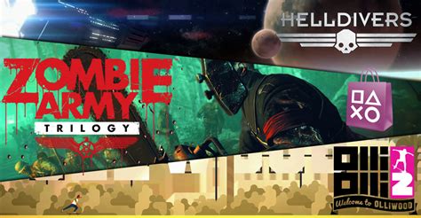 Atualização Da Ps Store Helldivers Olliolli2 Zombie Army Trilogy E