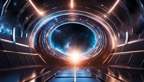Interstellar Wormhole Premium Ai Generated Image