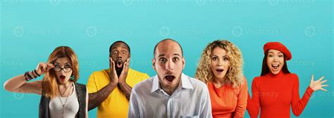 Surprised Group Of People