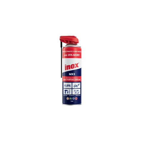 Mx3 Tw375 Inox 375g Aerosol Can With Two Way Straw
