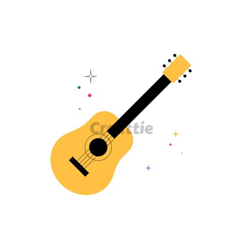 Download Acoustic Guitar Animation In Lottie Json