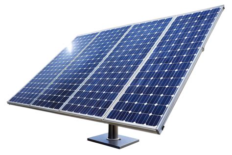 Highefficiency Solar Panel Array Angled For Optimal Sunlight Absorption