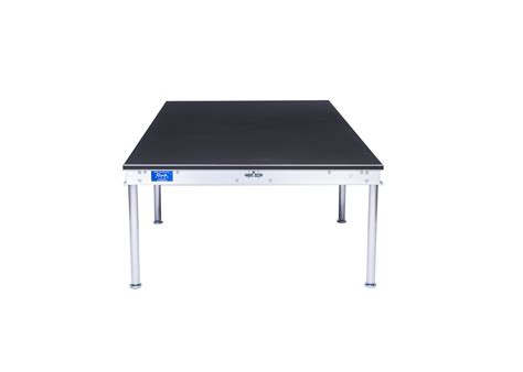 4 Ft X 8 Ft Portable Stage Package Using 4 X 4 Decks With Black
