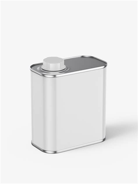 Rectangle Tin Can Mockup Smarty Mockups