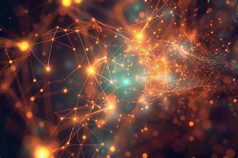 Premium Photo Quantum Entanglement Networks Shown In An Abstract