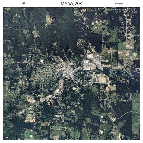 Aerial Photography Map Of Mena Ar Arkansas