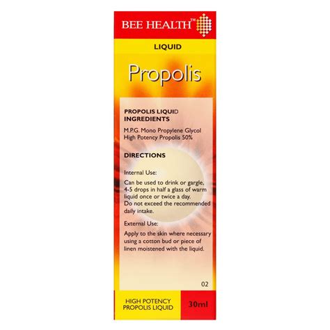 Propolis Liquid 30ml Bee Health Natural Balance Since 1993