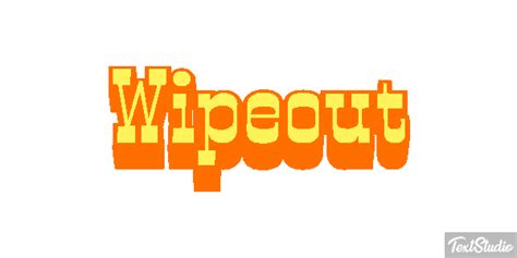 wipeout videogame animated logo designs