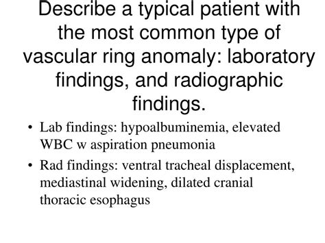 Ppt Vascular Ring Anomalies Powerpoint Presentation Free Download