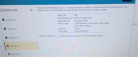 Solved Question List Pauline Found Manufacturing Inc Is Moving To