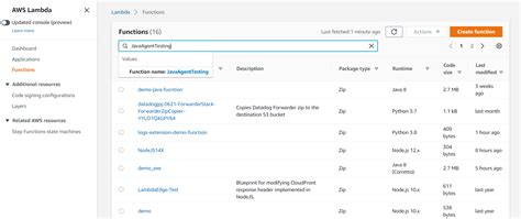 Aws Lambda Extension Logs And Metrics Integration Site24x7 Documentation Online Help Site24x7