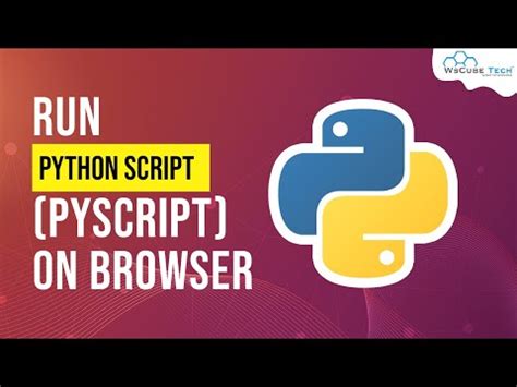 Learn Run Python in Browser How to Run Python Script PyScript on Browser | Python Projects ...