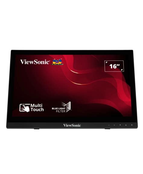 Viewsonic 16 10 Point Touch Screen Monitor Td1630 3