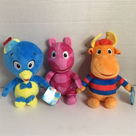 Backyardigans Plush Lot 2019 Nick Jr Pablo Tyrone Uniquea Pablo And Tyrone Nwt 4580040014