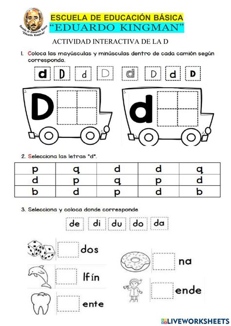 Actividad De La… Free Interactive Worksheets 1254875