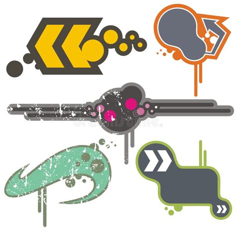 Urban Design Elements Stock Vector Illustration Of Decorative 2837093