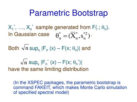 Ppt Goodness Of Fit Using Bootstrap Powerpoint Presentation Free
