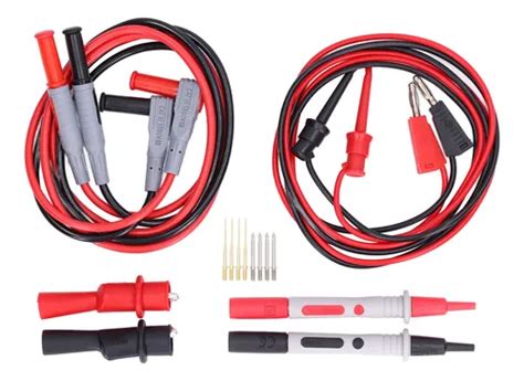Multimeter Lead Test Kit Testing Hook Crocodile Clip Probe Mercadolibre