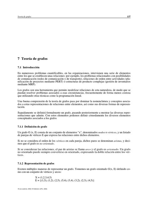 Teoria De Grafos Pdf Teoría De Grafos Vértice Teoría De Grafos