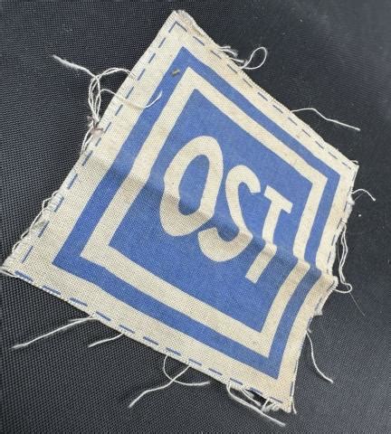 Central And Eastern Forced Labor Ost Patch Slave Workers Ostarbeiter