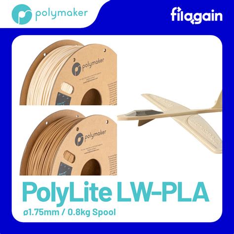Jual Polymaker Polylite Lw Pla 175mm 08kg 3d Print Filament