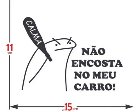 Adesivo Não Encoste No Meu Carro Automotivo Mercadolivre