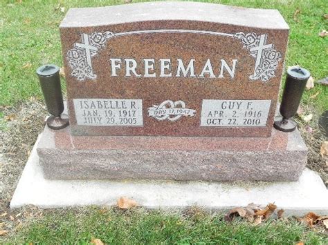 Isabelle Issy R Rushesky Freeman 1917 2005 Monumento Find A Grave