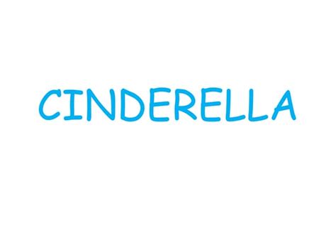Cinderella Pptx