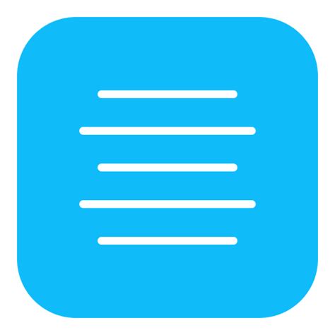 Center Alignment Generic Flat Icon